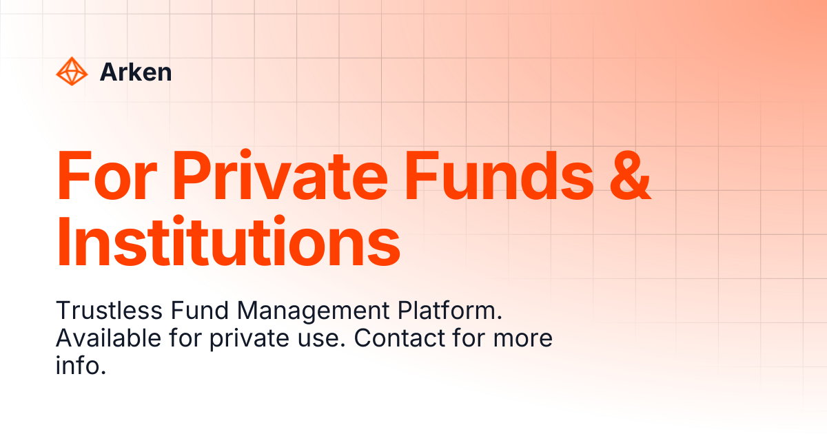 For Private Funds & Institutions | Arken